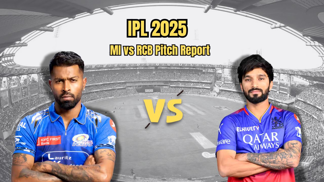 IPL 2025: Wankhede Pitch to Play Big Role in Today's MI vs RCB Showdown, Toss Could Be Crucial ...